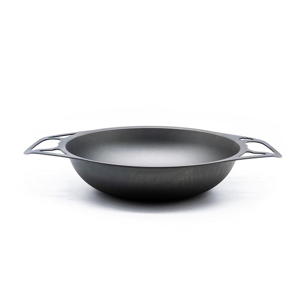 SOLIDTEKNICS Dual Handed 30cm Iron Wok - Premier Culinaryware